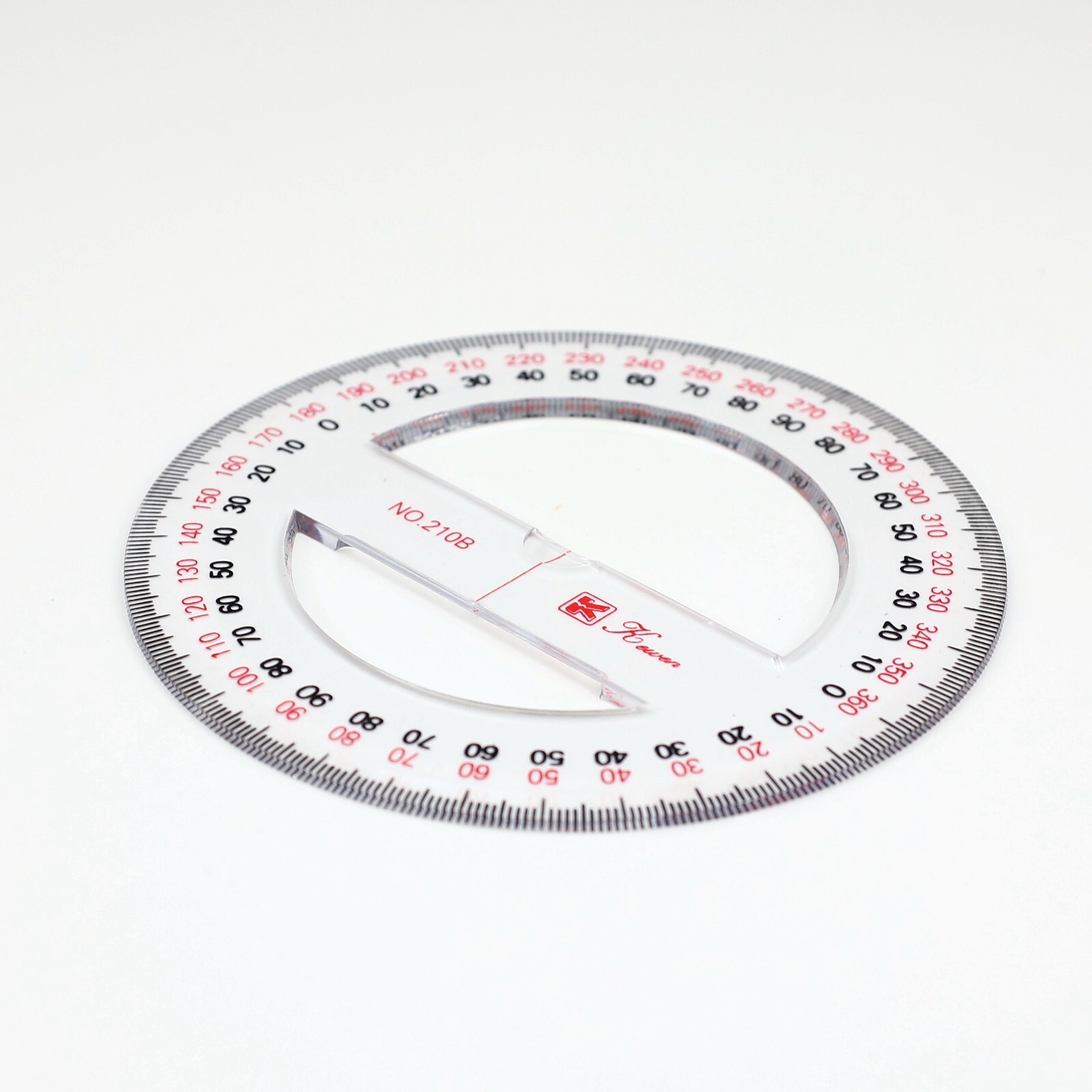 0-360° 360 Degree Protractor Tool Angle Finder Ruler Semicircle ...