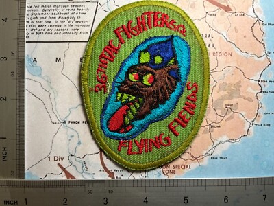 Patch , 36th Tactical Fighter Squadron Flying Fiends , 36th TFS , t1 | eBay