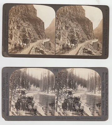 YELLOWSTONE NATIONAL PAR~GOLDEN GATE & VIADUC~ROCKY MTN DIVIDE~(2 ...