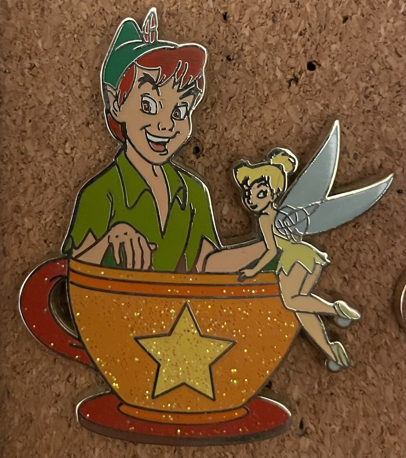 Peter Pan And Tinkerbell HKDL Mystery Teacup Pin | eBay