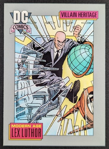 Lex Luthor 1991 Villain Heritage DC Comics Superhero Impel Card #27 (NM ...