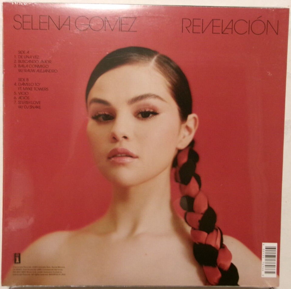 SELENA GOMEZ - REVELACION - MINT AND FACTORY SEALED 2021 RED VINYL LP ...