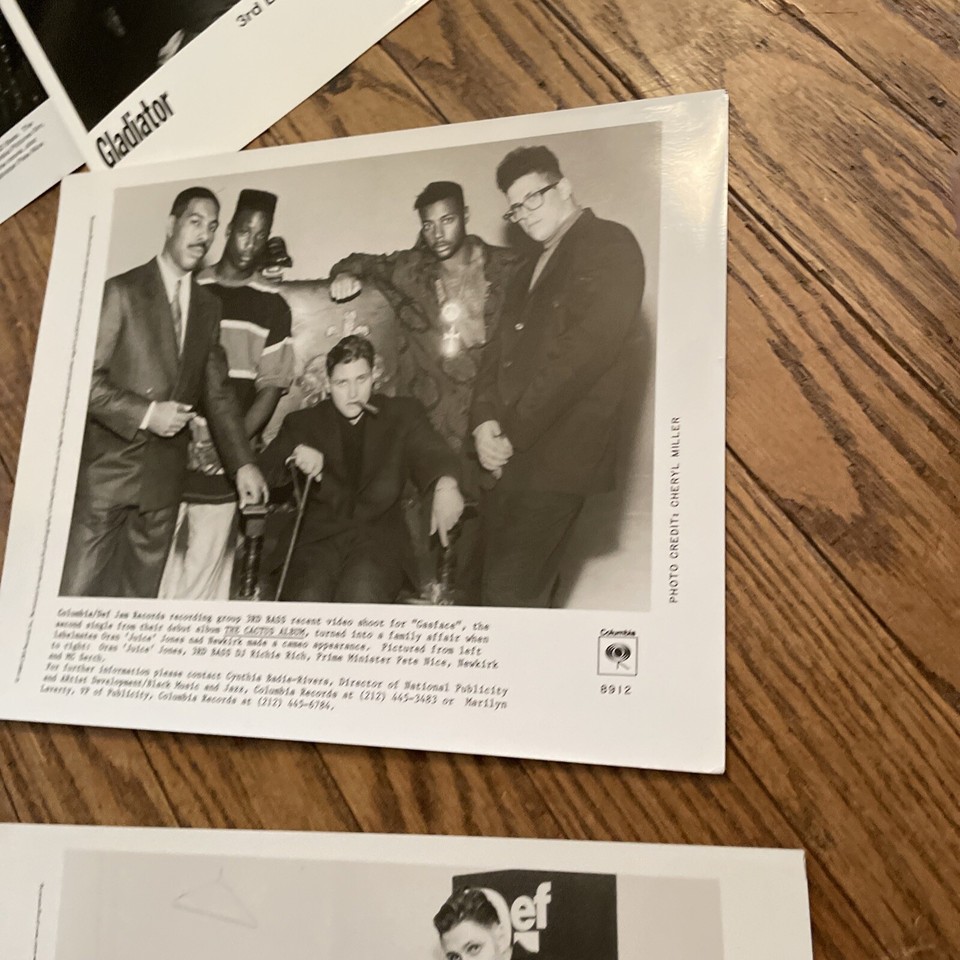 HUGE Def Jam Rap 90s MUSIC PRESS KIT Photo Hip Hop LL Cool J Public ...