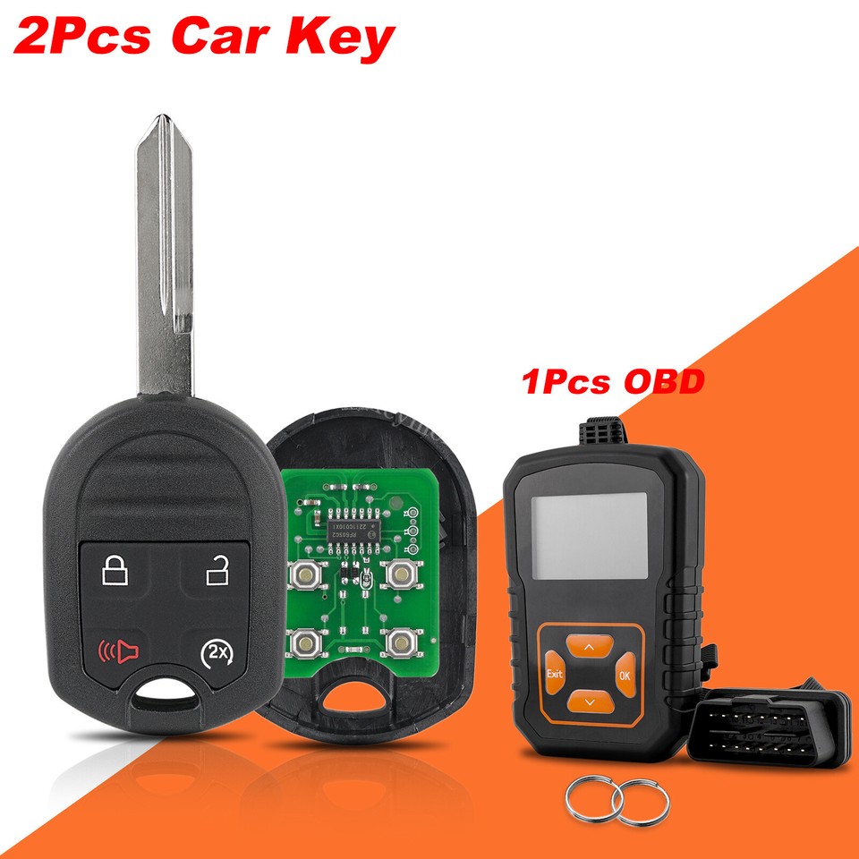 2 Remote Start Car Key Fob + Programming Tool For Ford F-150 F-Series ...
