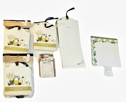 Recipe Gift Cards Lot Ingredient, Baking, Giving Homemade, From the ...