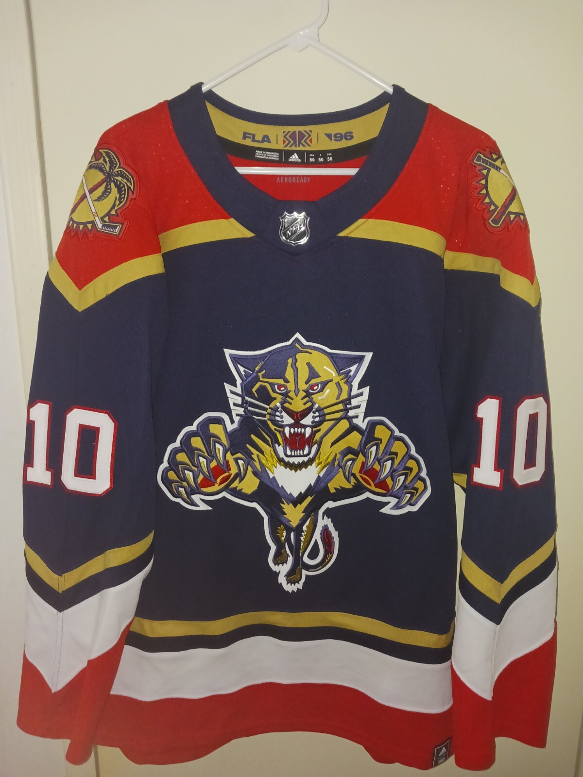 Mens Adidas NHL Florida Panthers Reverse Retro 1.0 Anthony Duclair ...