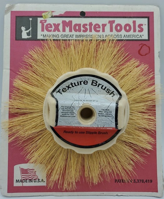 TEXMASTER Tools #0315277 08806 Stipple Brush Shag Style 12" for Drywall ...