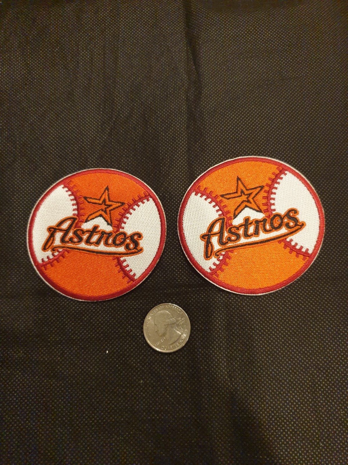 (2)Houston Astros 3"X3" IRON ON EMBROIDERED PATCHES | eBay