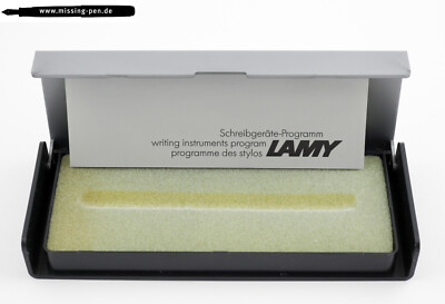Vintage Lamy Plastic Box / Case / Etui for 1 Pen Silver-Black (W ...