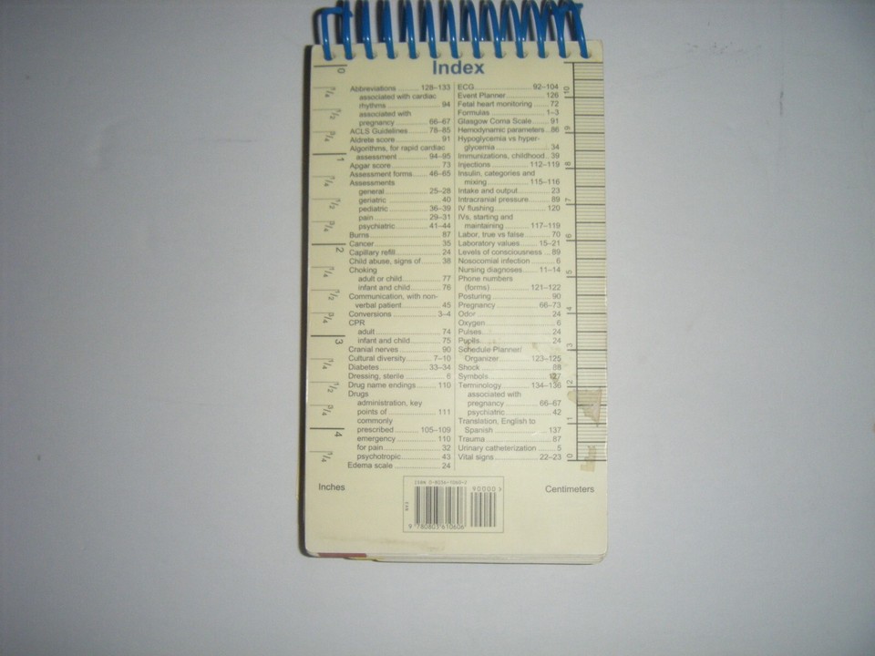 RNotes® : Nurse's Clinical Pocket Guide Spiral BY Ehren Myers RN Notes ...