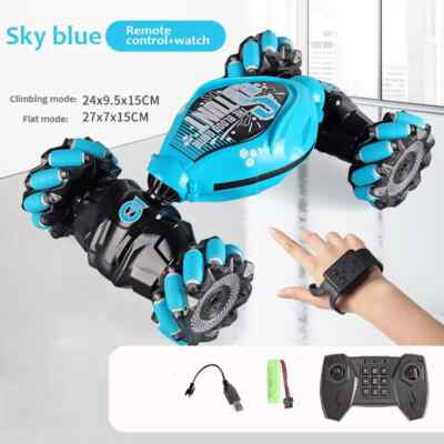 4WD RC Car with Music Led Lights 2.4Ghz Air Gesture or remote control ...