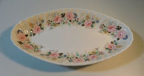 MINTON "ROSE GARLAND" PATTERN PICKLE DISH (S) 9 1/2" MADE IN ENGLAND | eBay