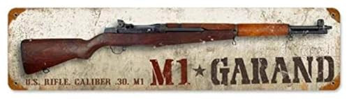 Vintage M1 Garand Metal Signs Military 4" x 16" Inch Tin Sign Plaques ...