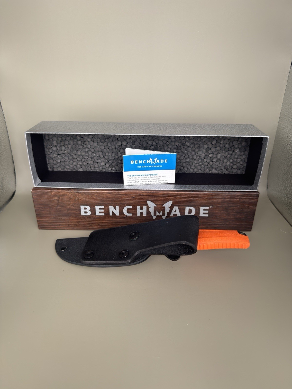 Benchmade Steep Country Hunter 15008-ORG CMP-S30V Fixed Blade Hunting ...