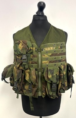 British Military DPM Camouflage Tactical Webbing Assault Vest | eBay UK