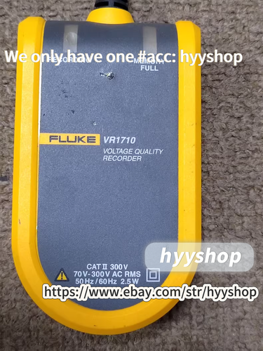 Fluke FLUKE VR1710 Portable Single Phase Power Quality Analyzer/hyy/ | eBay