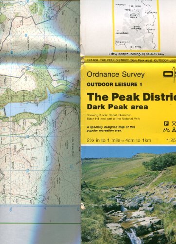 The Peak District: Dark Peak Area (Outdo... by Ordnance Survey Sheet ...