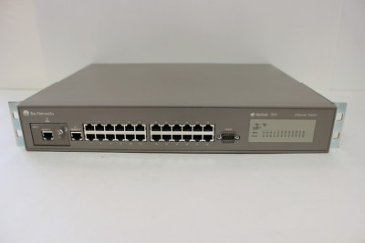 BAY NETWORKS AL2001A04 BAYSTACK 303 24 PORT ETHERNET SWITCH WITH MTX-1 ...