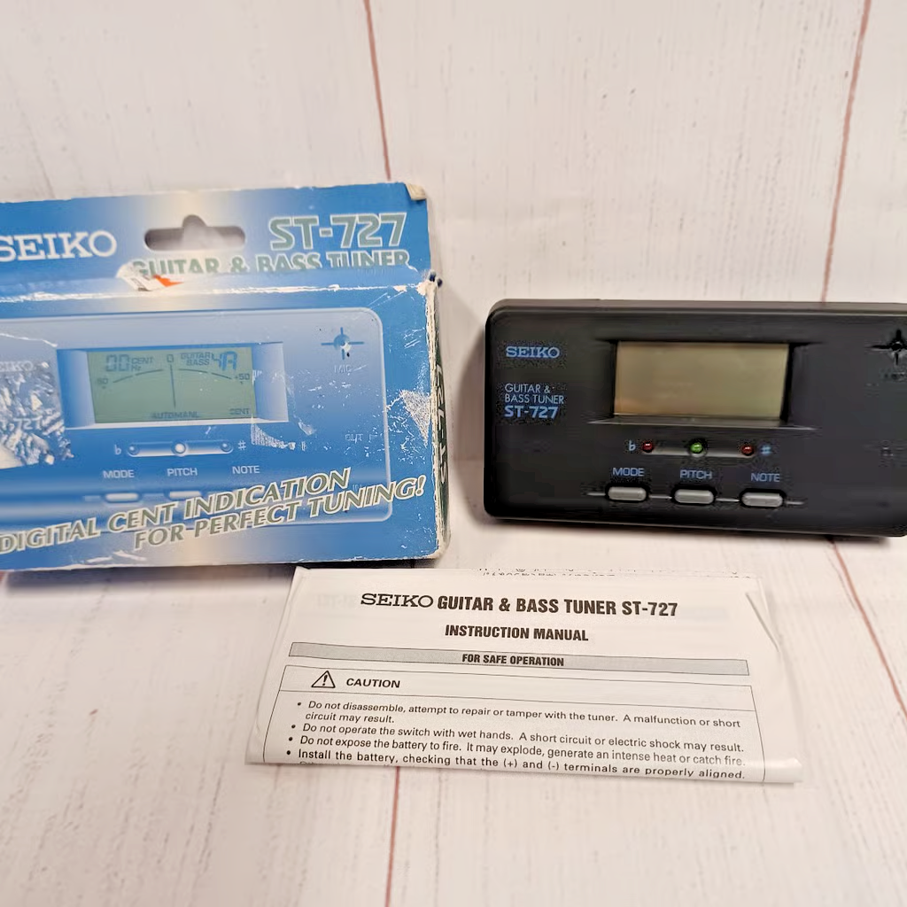 Seiko St-727 Guitar and Bass Tuner Tested & Working 1st Class for sale ...