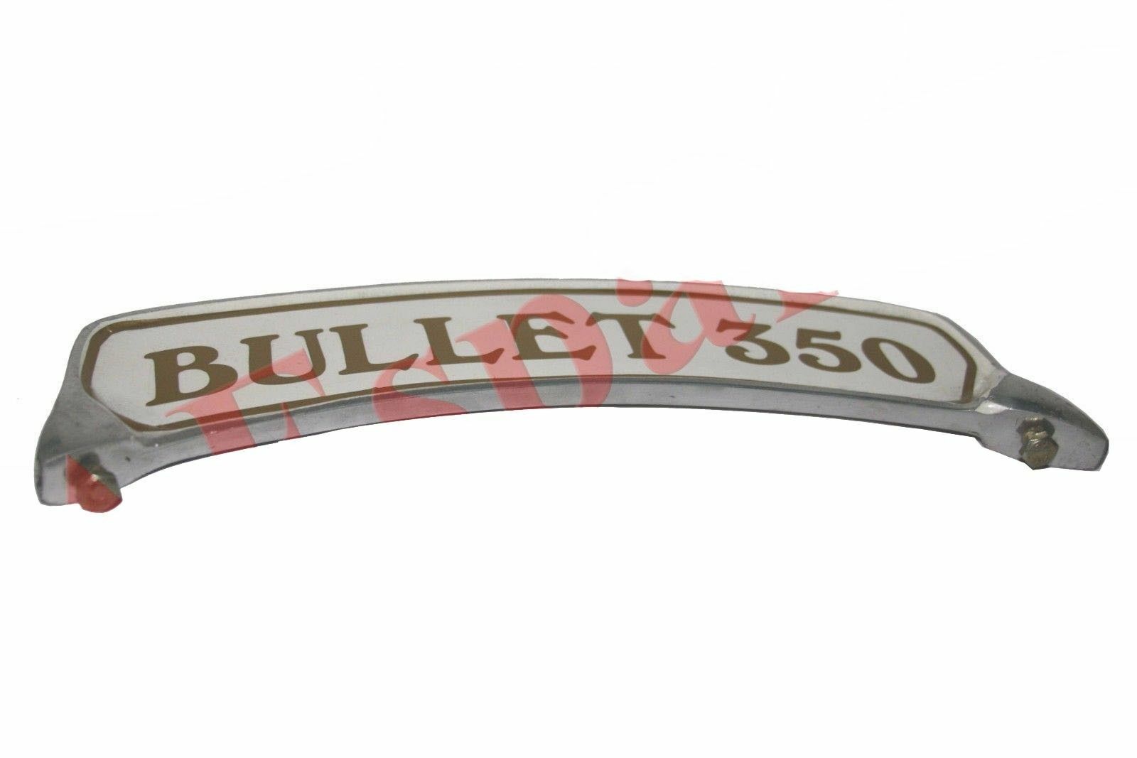 Fits Royal Enfield Vintage Front Mudguard Bullet 350 Number Plate Alloy ...