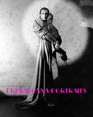BASIL RATHBONE 8x10 Lab Photo HANDSOME Rare Early SWORD PORTRAIT "PHYFE ...
