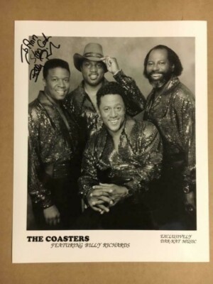 Billy Richards(& The Coasters) Autographed 8x10 Photo Auction House COA ...