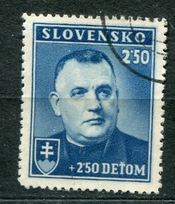 SLOVAKIA WW2 GERMAN PUPPET STATE 1939 PRESIDENT TISO SCOTT B1 VERY FINE ...