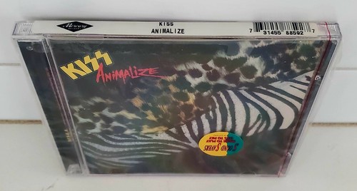 KISS ANIMALIZE 1ST ISSUE REMASTERED CD. USA MERCURY SEALED HYPE STICKER ...
