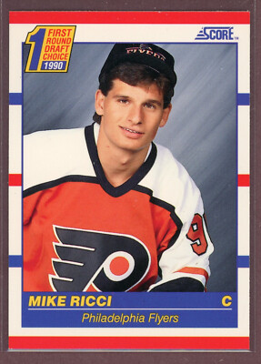 1990-91 Score #433 Mike Ricci RC (Flyers) | eBay