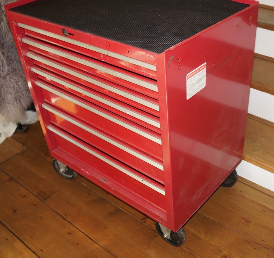 HALFORDS 7 drawer tool cabinet 174631 #1 | eBay UK