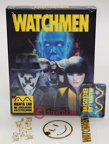 WATCHMEN [4K UHD + 2D] Blu-Ray STEELBOOK [MANTA LAB] DOUBLE LENTICULAR ...