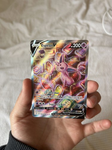 Espeon V (Alternate Full Art) 180/203, Evolving Skies - Pokemon Card ...