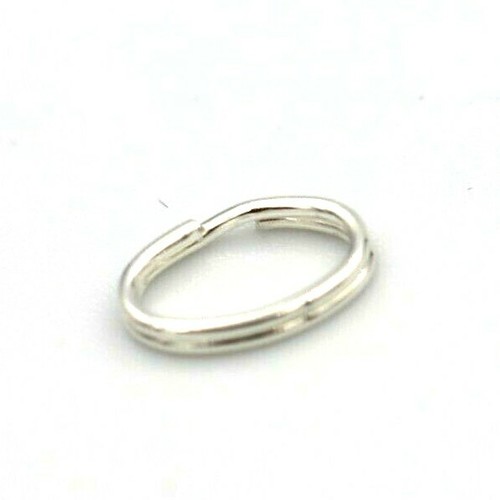 Genuine New Sterling Silver Split Ring Oval 6mm x 3mm x 5 pieces *Free ...