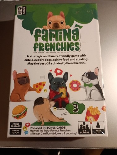 Farting Frenchies Card Game Boss Dog Games - New, Open Box, Sealed ...