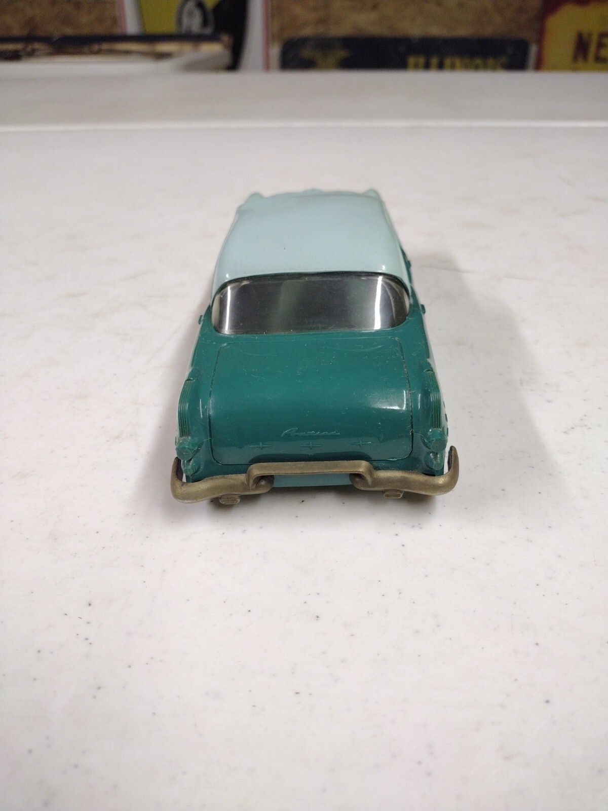 Vintage Johan 1956 Pontiac Fire Chief Promo Car Two Tone Green/Teal ...