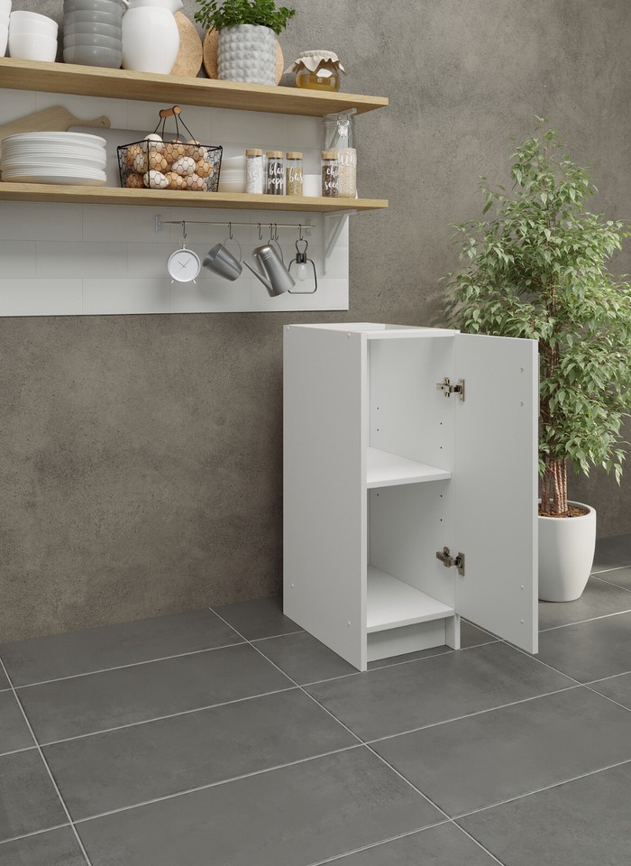 JD Greta Kitchen Units 300-1200mm Wall Base Sink Oven Cabinets - White ...