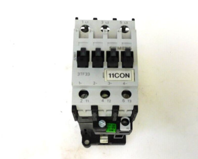 SIEMENS 3TF3300-0B CONTACTOR 3 POLE 30 AMP 24V COIL 3TF33 | eBay