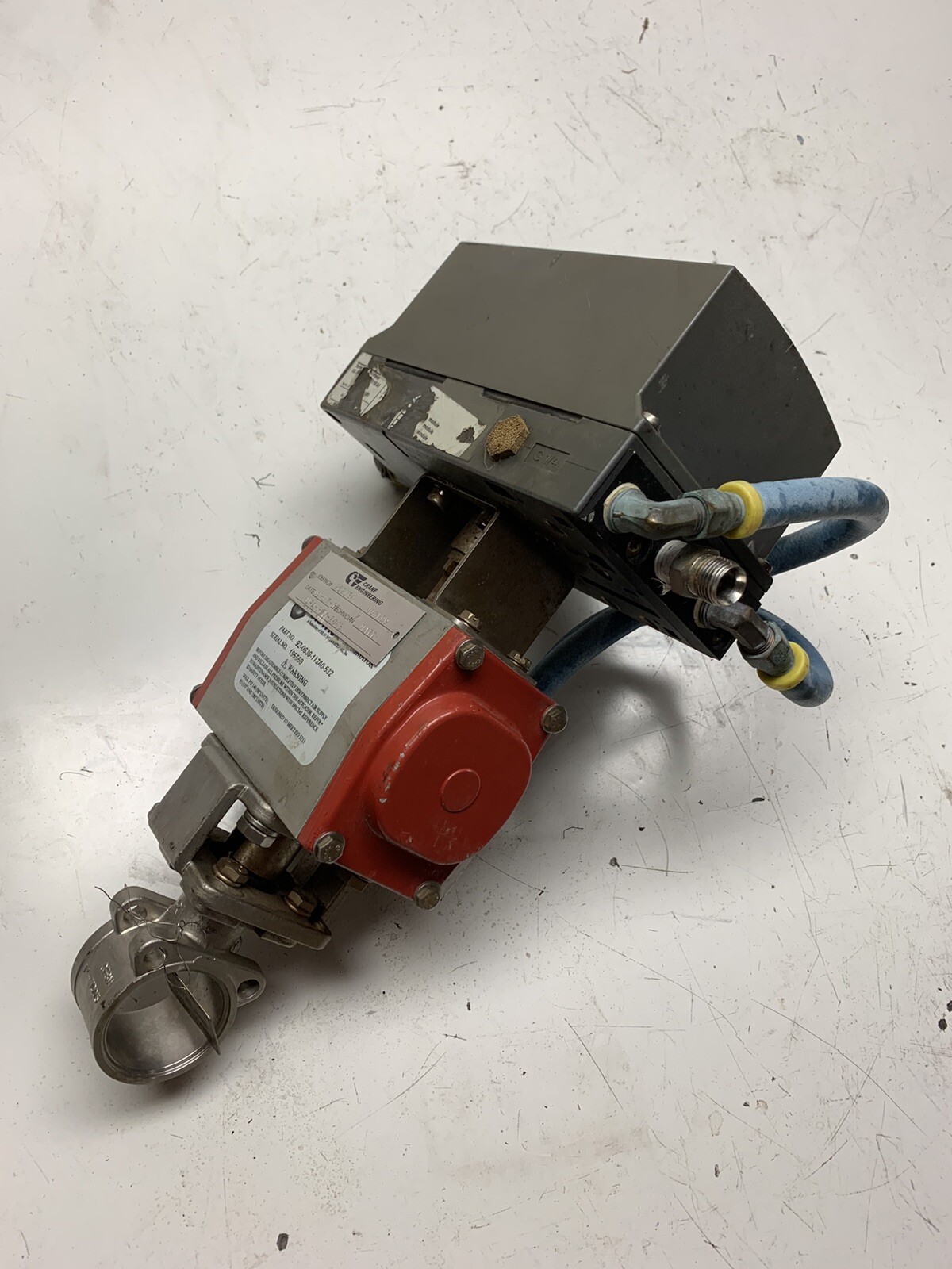 Bray Flow-Tek 92-0630-113A0-532 Pneumatic Actuator w/ Valve Positioner ...