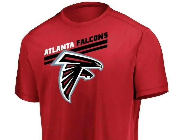 Atlanta Falcons Mens Majestic Showtime Pro Grade T-Shirt - XL/Large ...