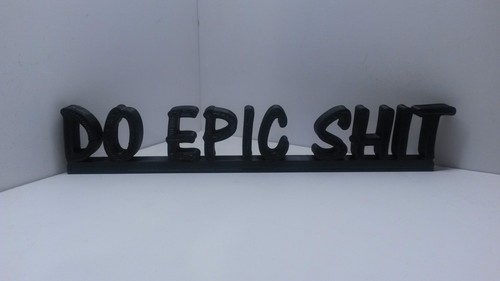 Do Epic-Shit Sign Shelf Sitter Desktop Office Decor Wall Hanging Word ...