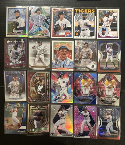 mlb detroit tigers baseball card lot #1 | eBay