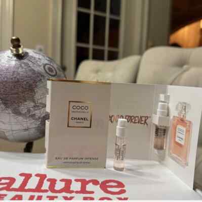 2x CHANEL COCO MADEMOISELLE INTENSE EDP Spray Samples 0.05oz / 1.5ml ...
