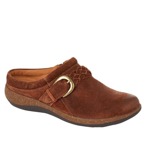 NWT Aetrex Libby Braided Leather/Suede Mule CHOOSE SIZE & COLOR IN MENU ...