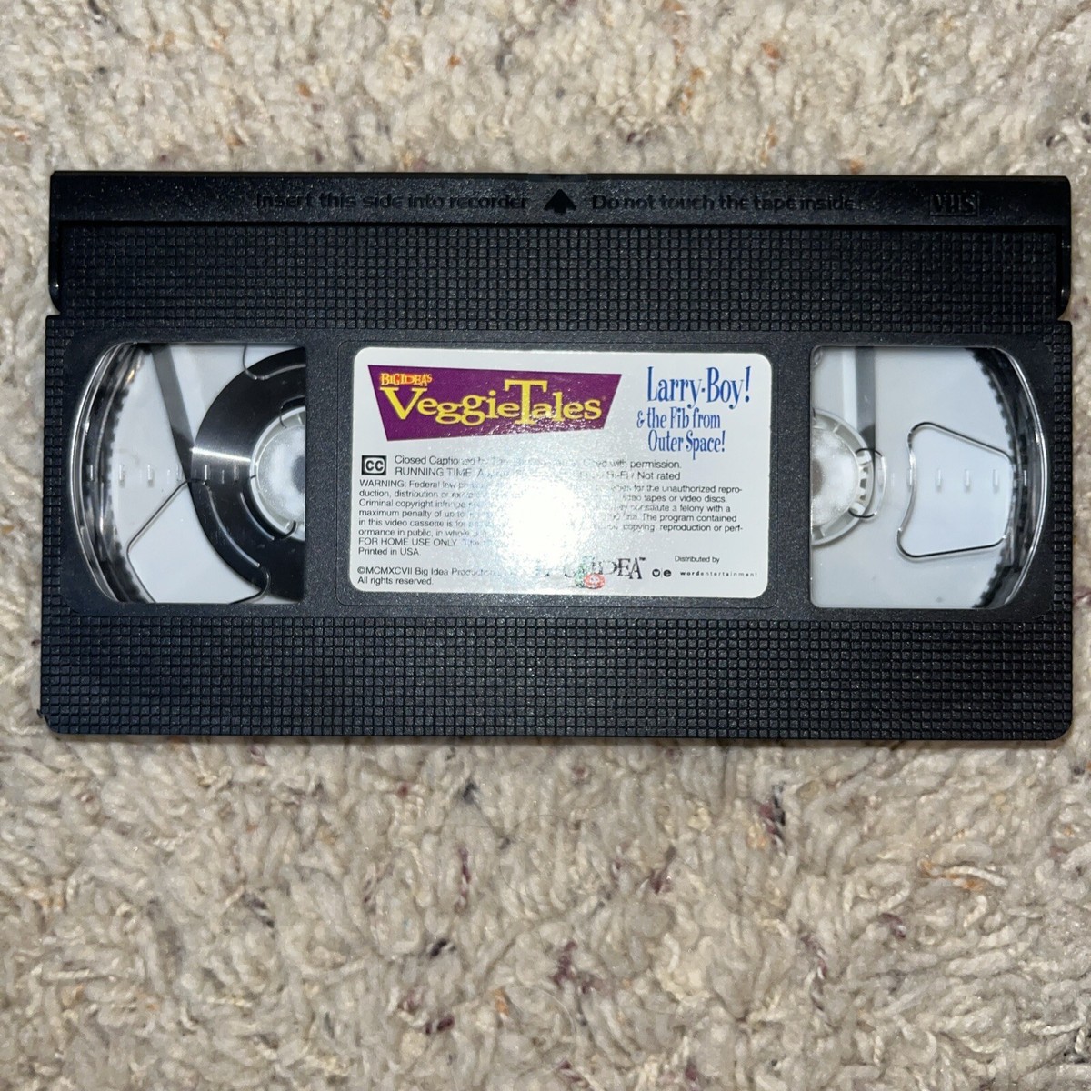 Larryboy Og Fibben Fra Verdensrommet Vhs VeggieTales Larryboy The