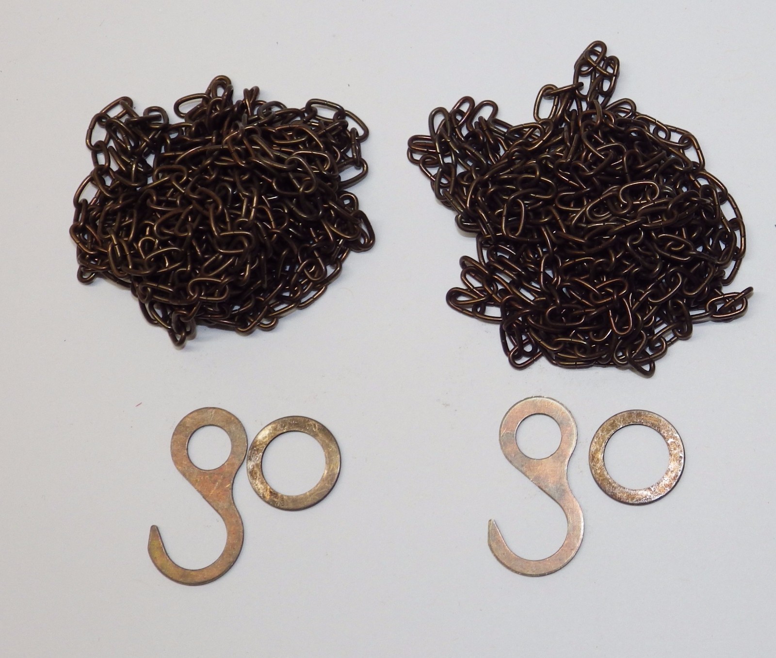 Cuckoo Clock Chain SET OF 2 ANTIQUE FINISH Fits Regula 25 35 70 NEW 61 ...