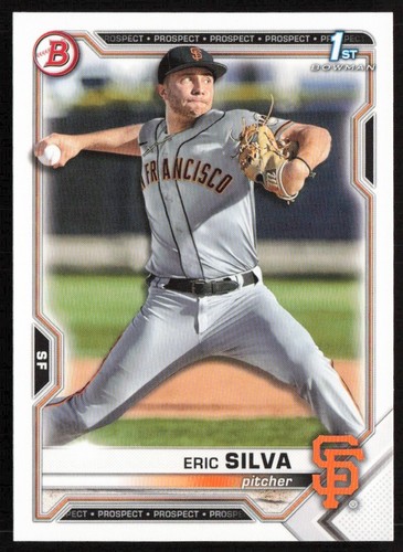 2021 Bowman Draft #BD-162 Eric Silva Rookie San Francisco Giants | eBay