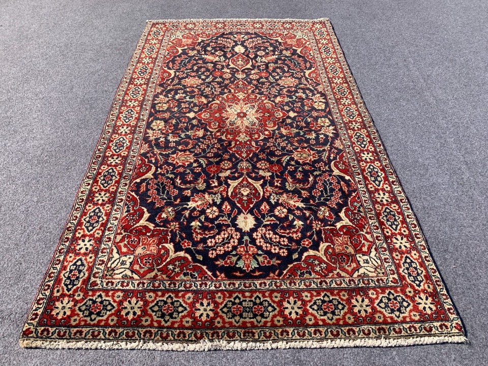 Authentic Hand Knotted Antique Tribal Saroukh Wool Area Rug 5.5 x 3.0 ...