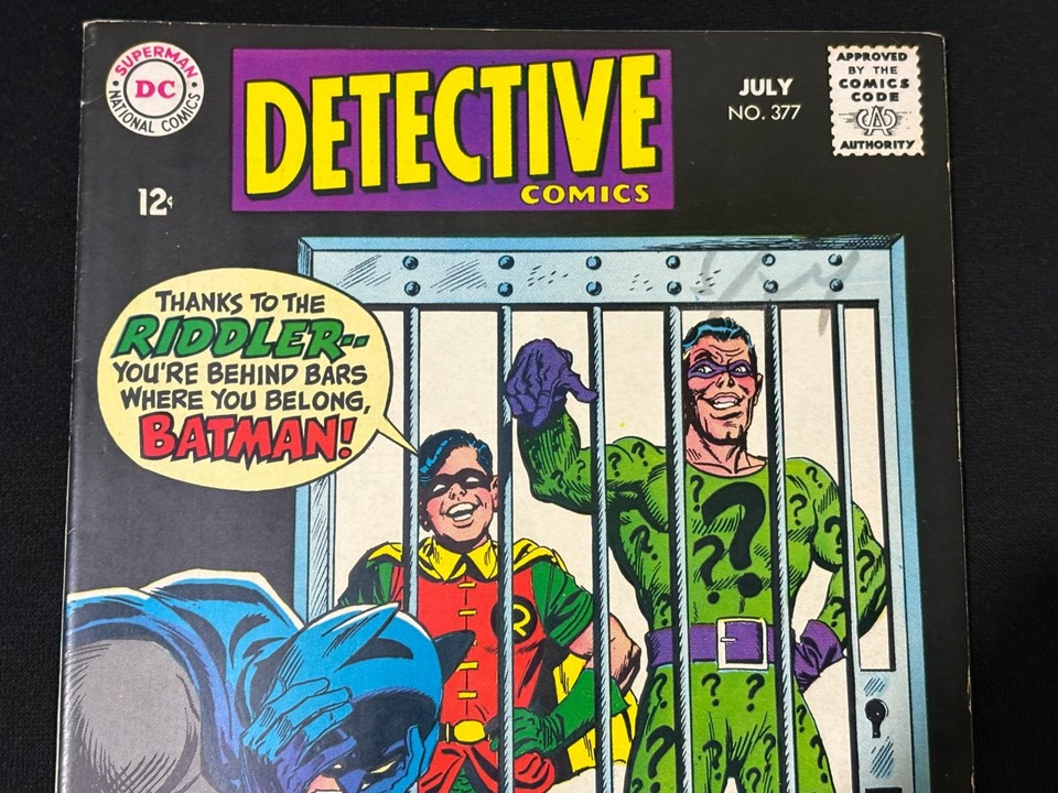 Detective Comics # 377 (1968) Silver Age Comic Book Riddler High Grade ...