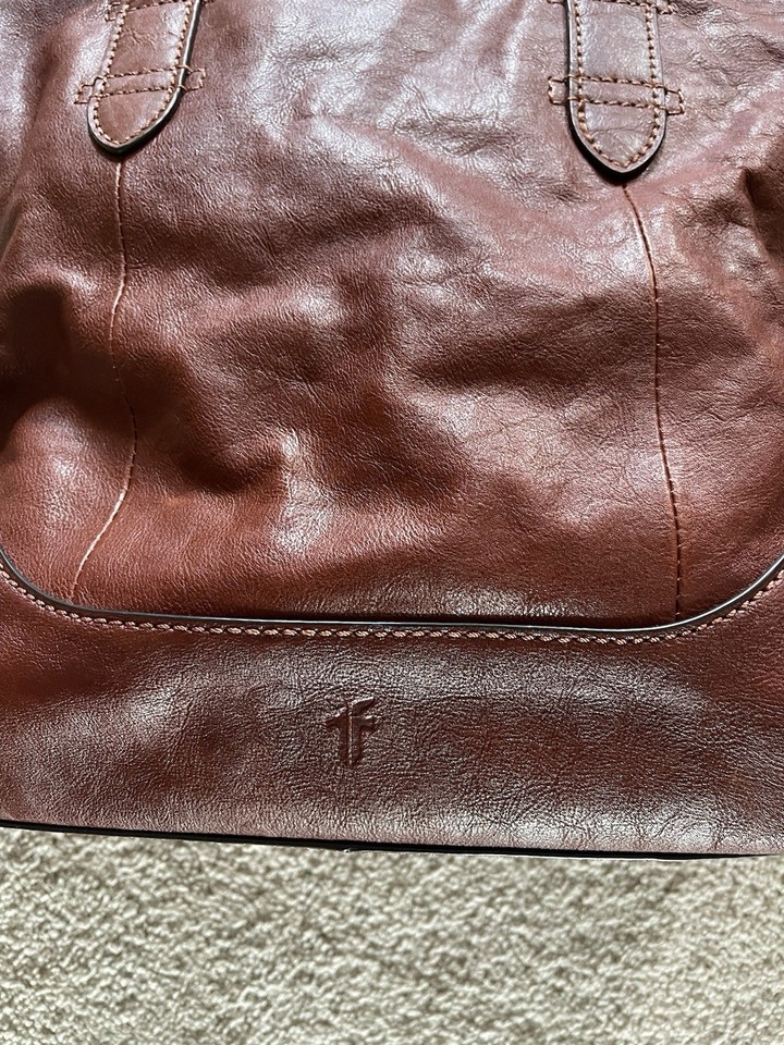Frye Leather Tote Shopping Shoulder Bag 15x11 | eBay