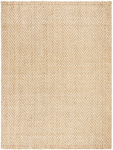 Natural Fiber Collection Area Rug - 8' x 10', Ivory & Natural, Handmade ...